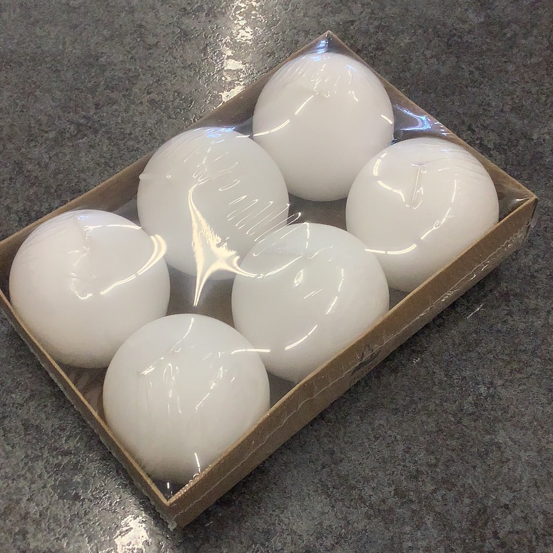Set of 6 Ball Candles – Finnport